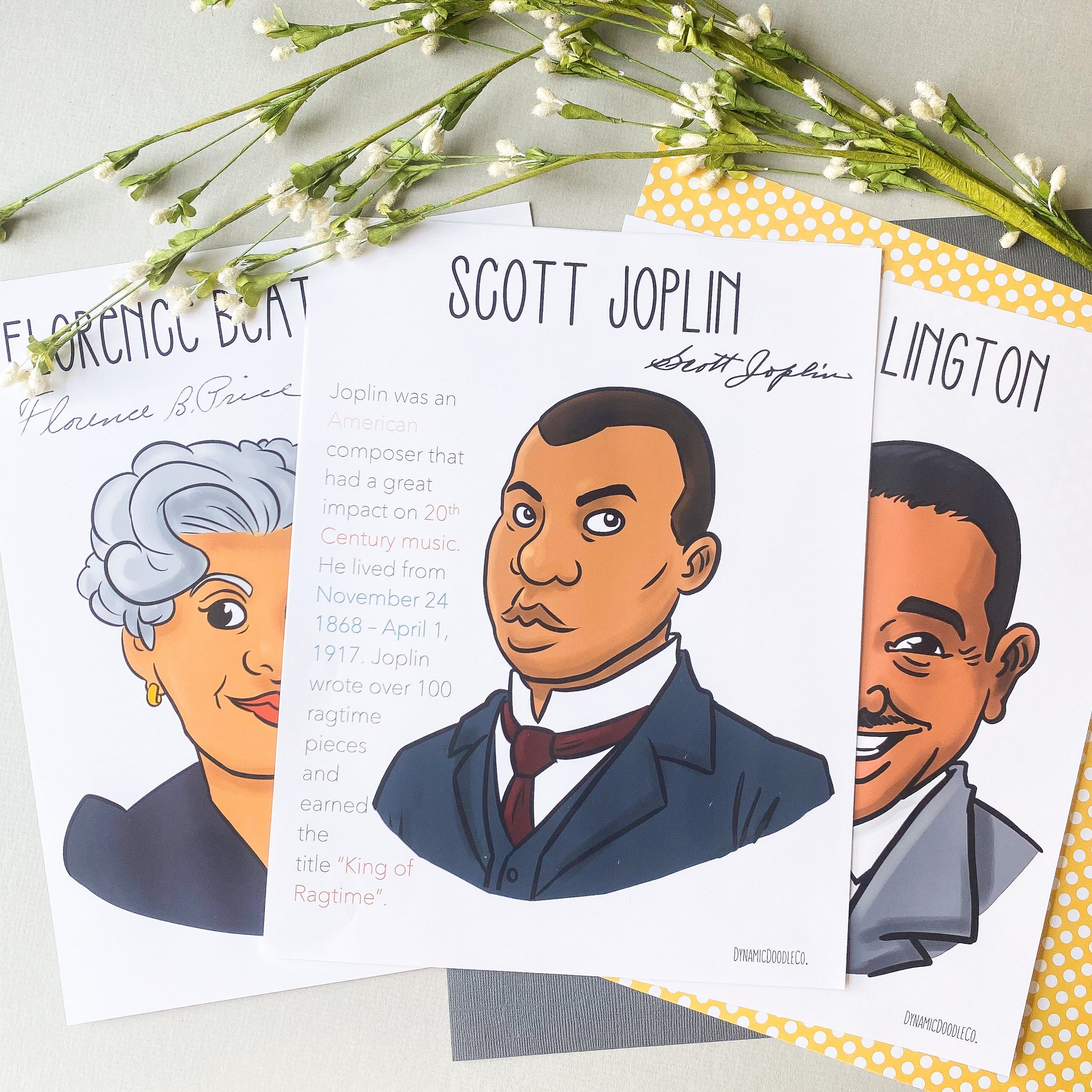 Composer Posters – Dynamic Doodle Co.