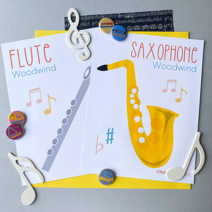 Musical Instrument Posters – Dynamic Doodle Co.