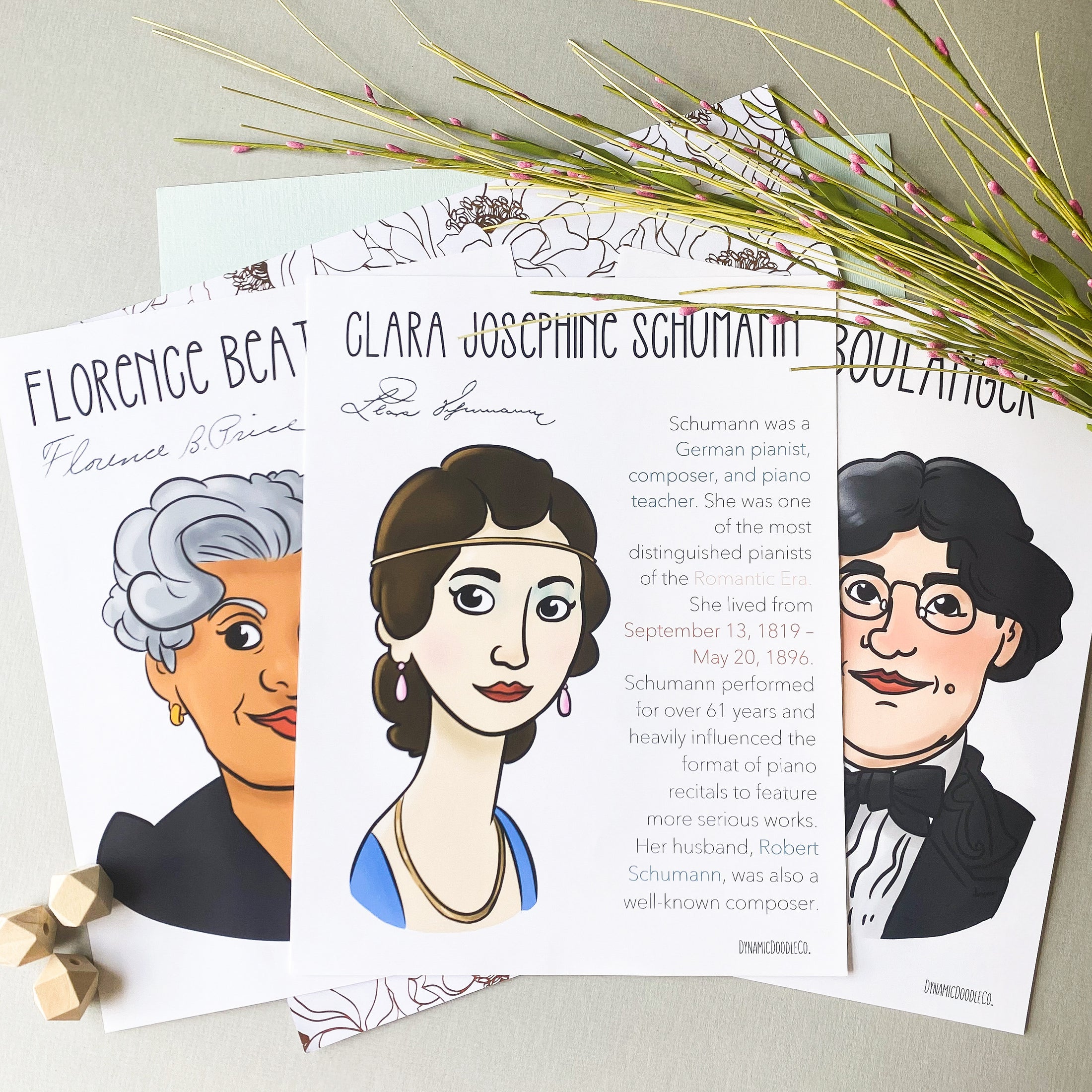 Composer Posters – Dynamic Doodle Co.